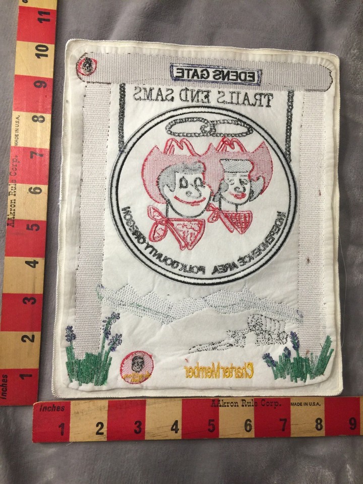 Giant EDEN’S GATE POLK COUNTY OREGON GOOD SAM Cowboy & Cowgirl Patch ...