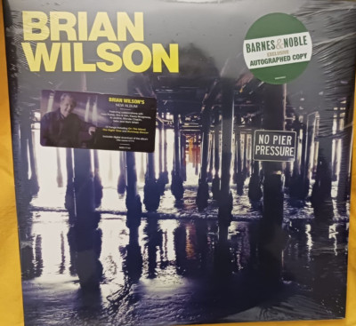 SIGNED~No Pier Pressure by Brian Wilson (Vinyl Record, 2015) WITH ...