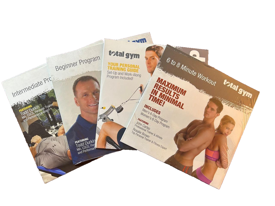 Total Gym DVD Set of 4 | eBay