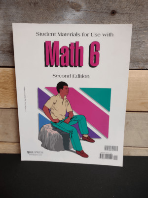 NEW BJU Press - Student Materials for Use with Math 6 (2nd Ed ...