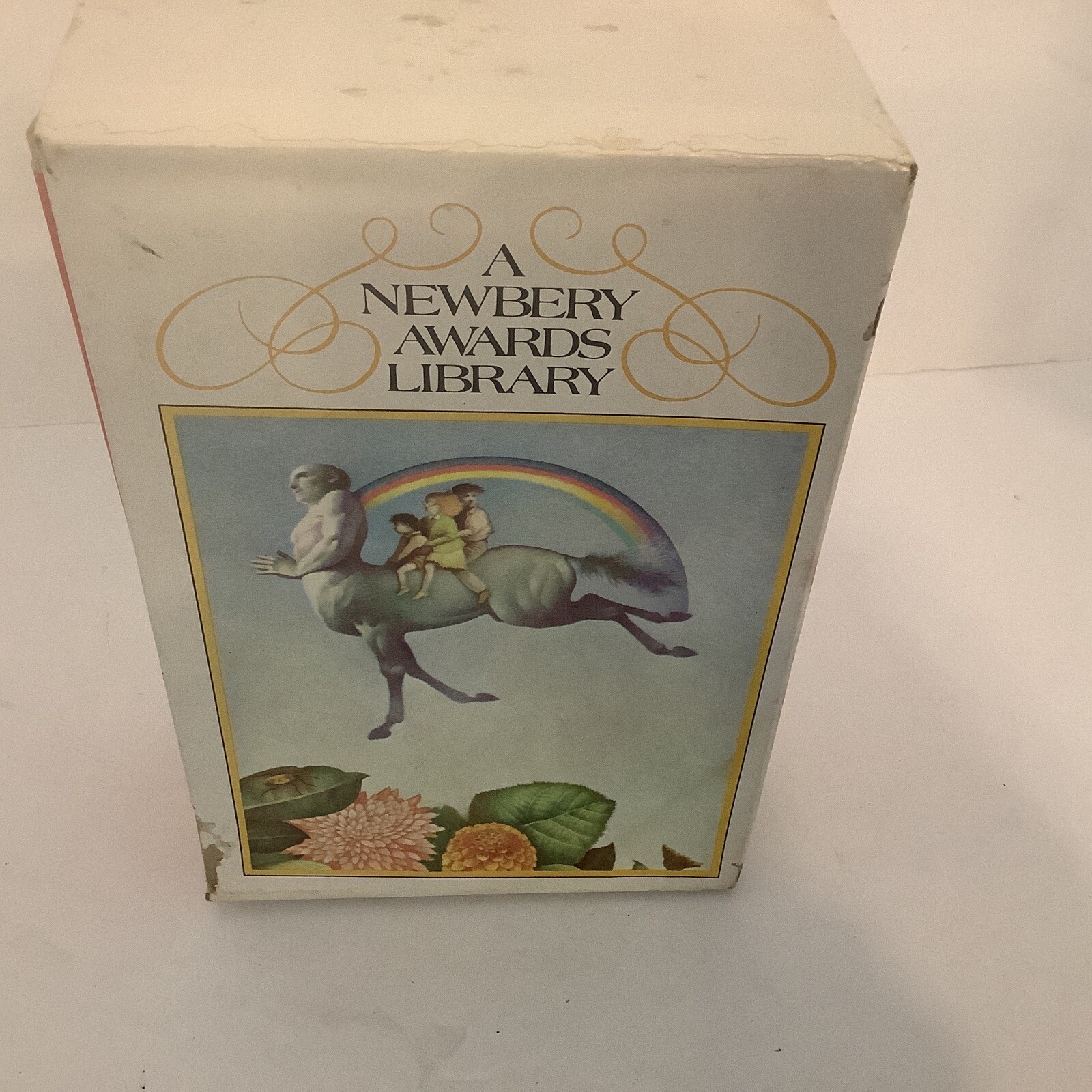 Vintage 1970’s Newbery Awards Library Books Boxed Set Wrinkle in Time ...