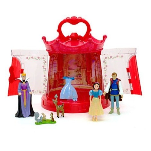 Disney Store Snow White Castle Gazebo Play Set / Carry Case Figure ...