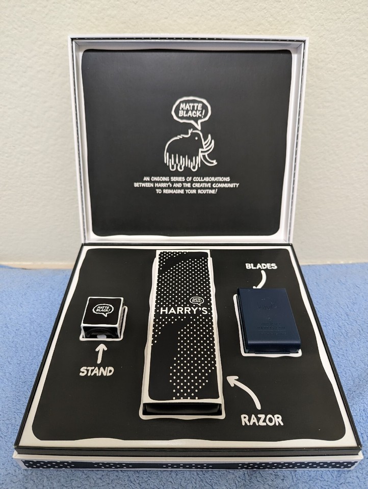 Harry's Matte Black Coffee Limited Edition Razor Gift Set Joshua Vides ...