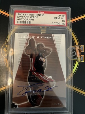 Dwyane Wade Rookie Autograph PSA 10 #259/500 | eBay
