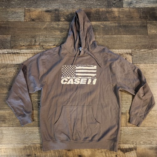 Case IH International Harvester Mens 3XL Gray Hoodie American Flag New ...