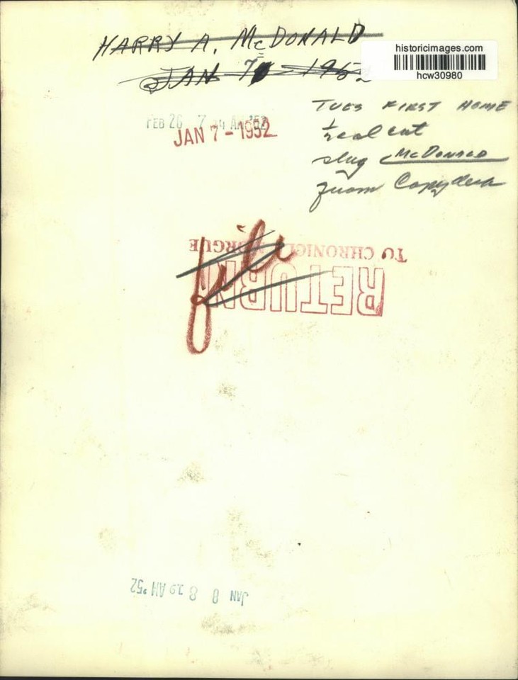 1952 Press Photo Security and Exchange Commission head Harry McDonald ...