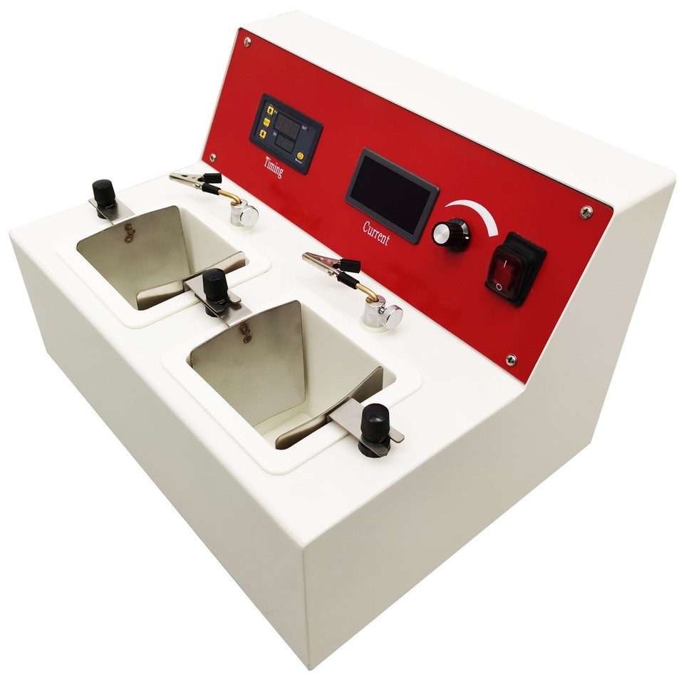 Lab Electrolytic Polishing Machine Electro Polisher Double Slot 800ML ...