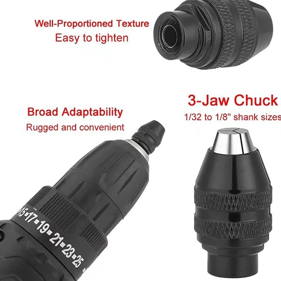 Drill Chuck Collet Set for Dremel Drill Bit Chuck Shank Rotary Tool ...