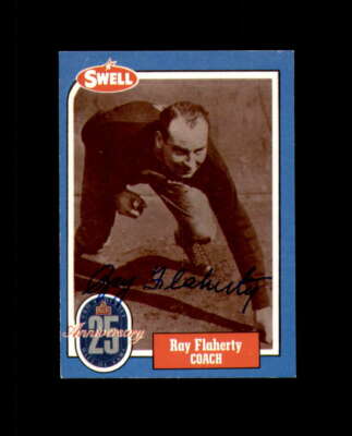 Ray Flaherty Hand Signed 1988 Swell Greats Washington Autograph | eBay