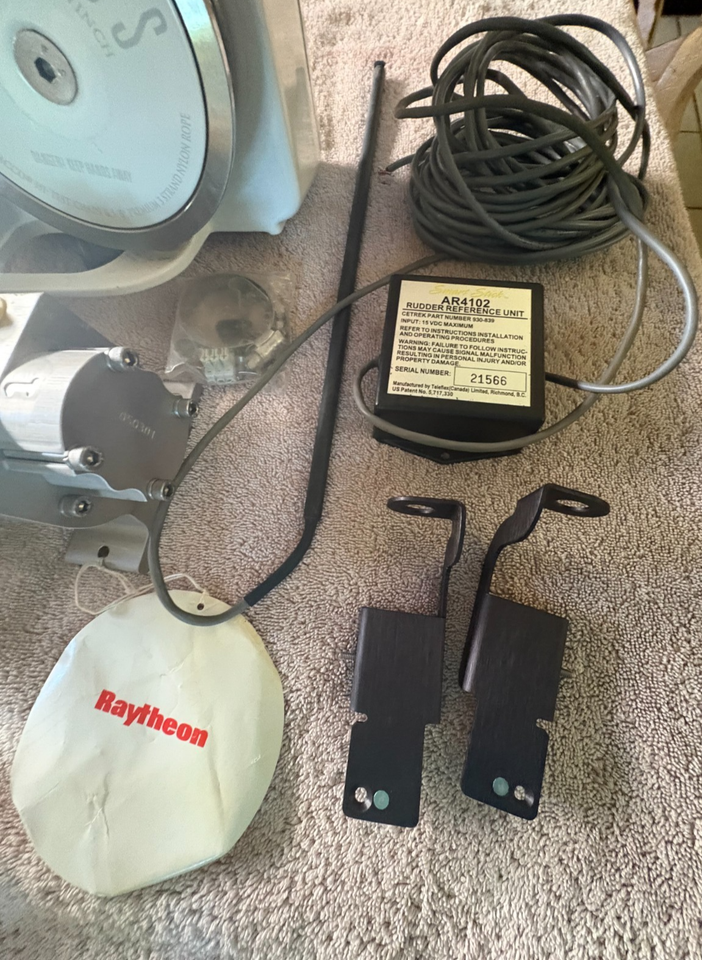 Powerwinch Class 45' Automatic Helm-Operated ,Teleflex Rudder AR4102 ...