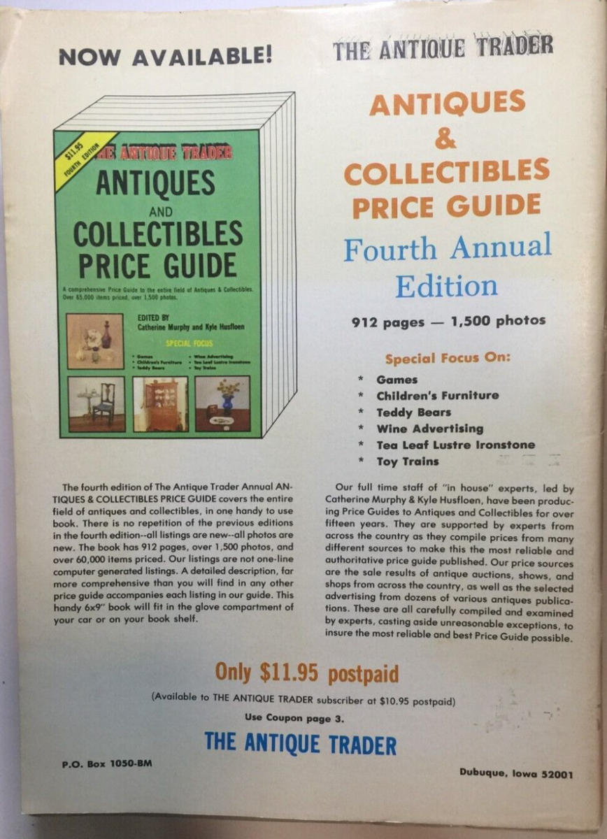 Antique Trader 1992 Antiques Collectibles Price Guide The Ultimate