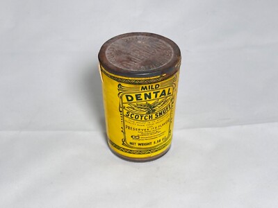 Vintage Mild Dental Scotch Snuff Tin - Empty | eBay