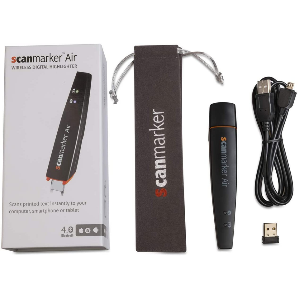 Scanmarker Air Pen Scanner, Reading Pen, Digital Highlighter Scanning ...