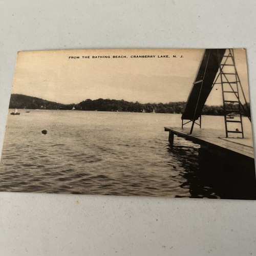FROM THE BATHING BEACH, Cranberry Lake, NJ | eBay