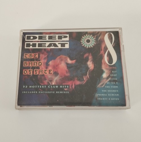 RARE CASSETTE K7 AUDIO TAPE MC - Deep heat 8 - 1990 - dance oldschool 2 ...