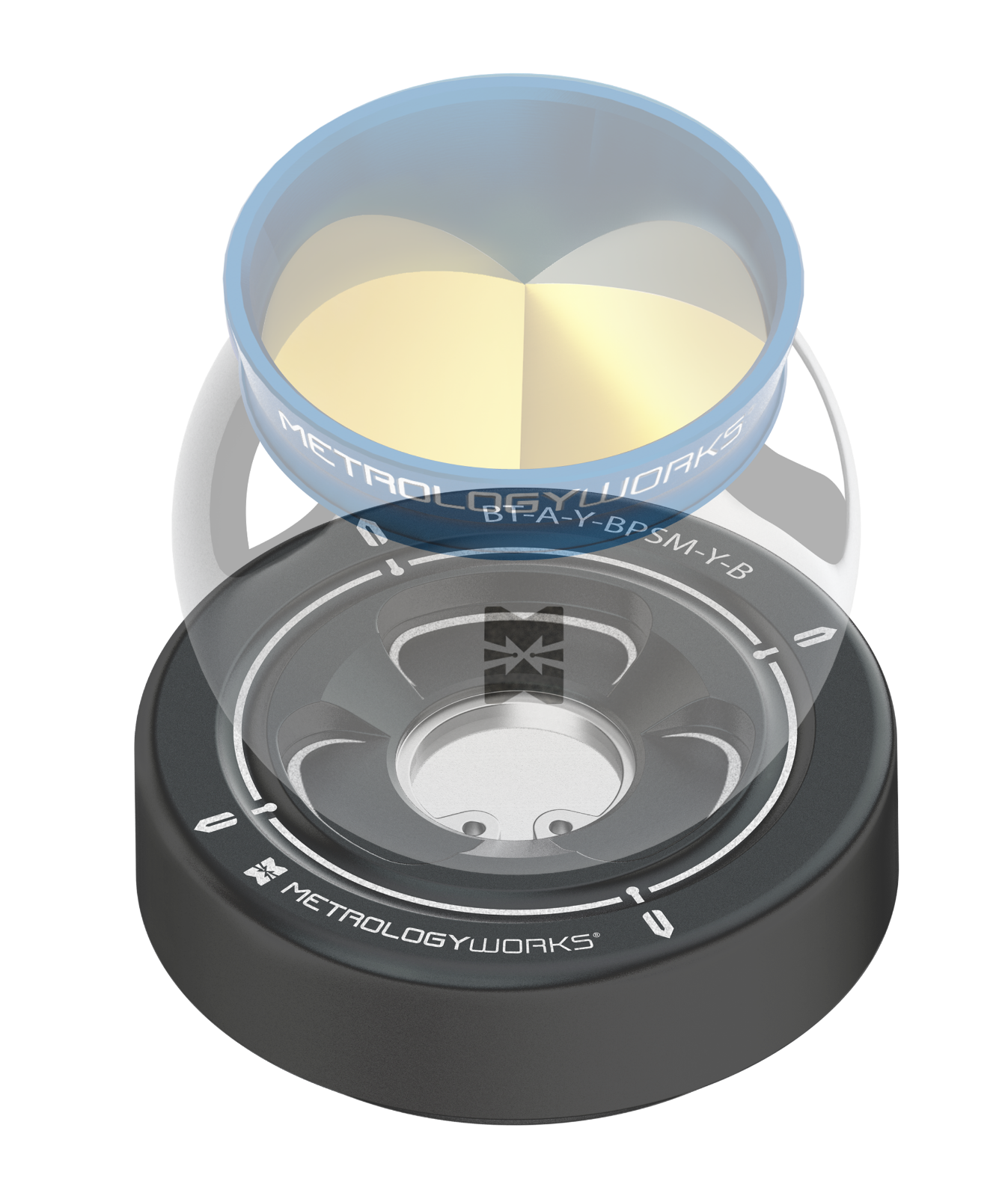 Laser Tracker Drift Nest 1.5" SMR Monument - Adapter Puck for FARO API ...