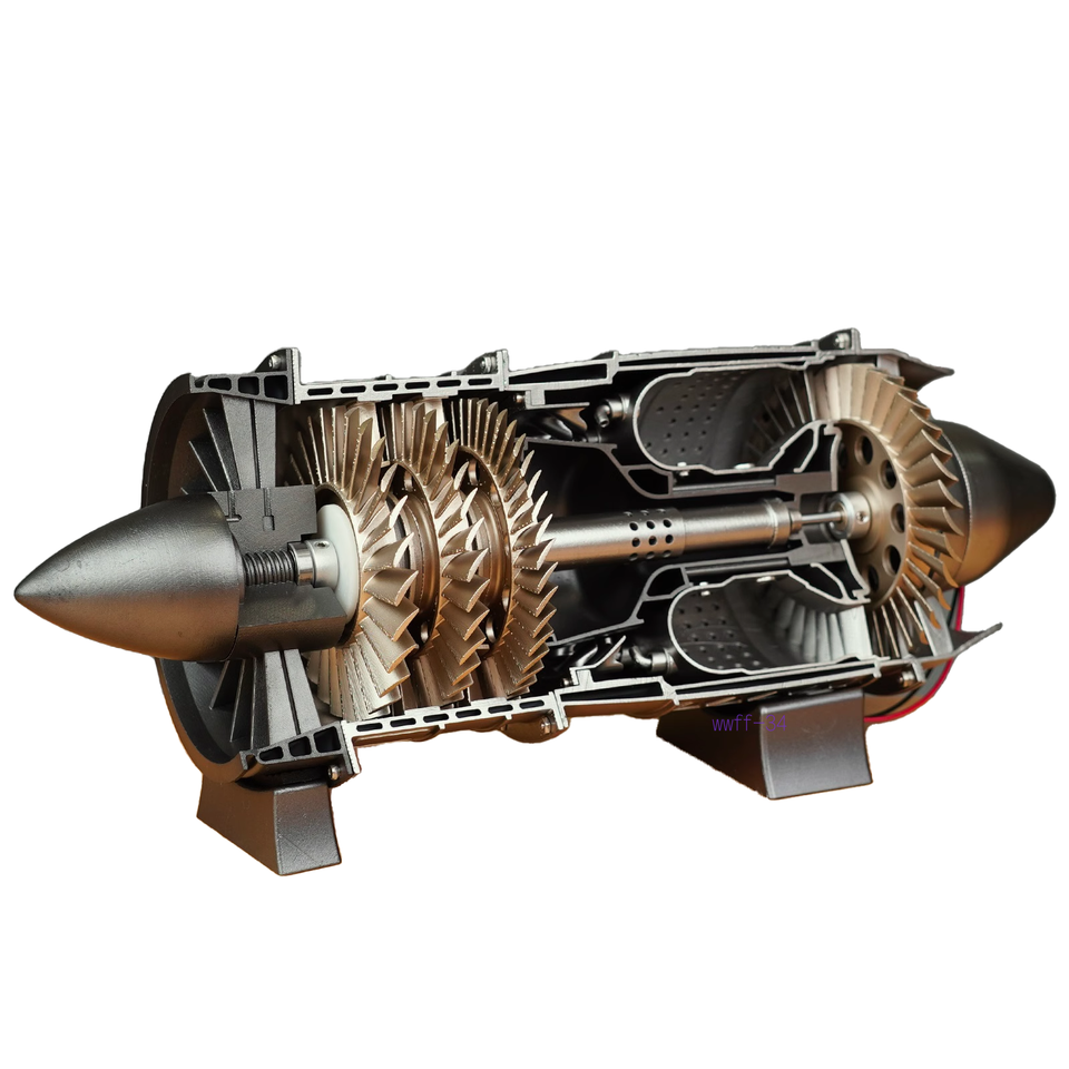 1:3 Scale DIY Aircraft Turbojet Engine Model Kit WP-85 Plane 100 Pcs ...