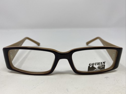 Gotham Style #119 BROWN/IVORY 50-18-140 Plastic Full Rim Eyeglasses ...