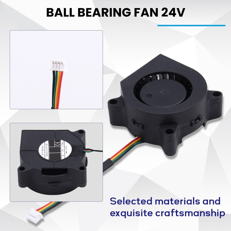 4020 Fan Blower Bearing Fan 24V for Creativity K1/K1 Max 3D Printer6213 ...
