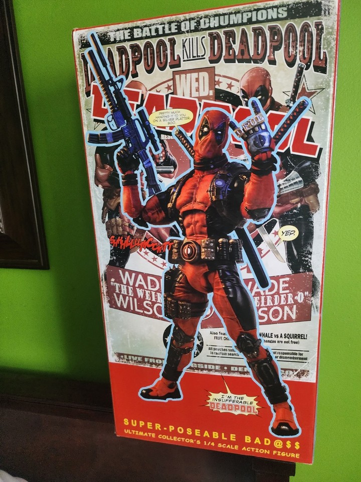 1/4 NECA DEADPOOL Figure. New | eBay