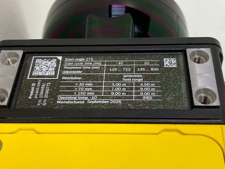SICK microScan3 Core Safety Laser Scanner - EtherNet/IP - 1094456 - NEW ...