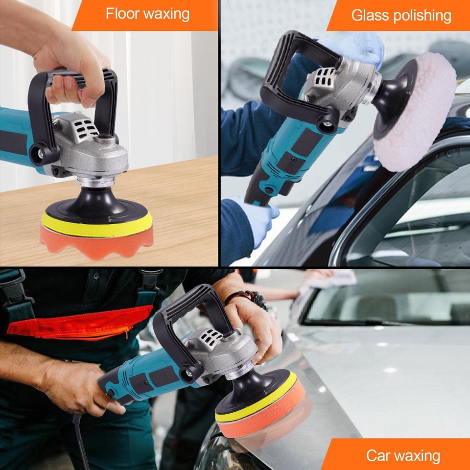 Electric Car Polisher Sander Buffer Polishing Machine Kit 1580W ...