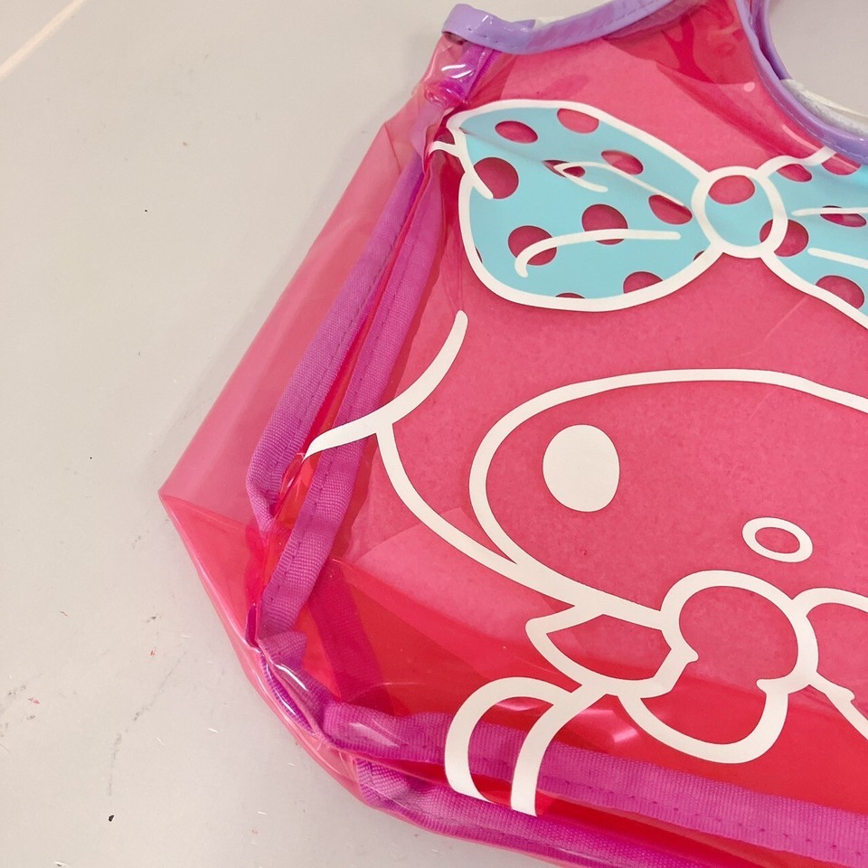 Sanrio My Melody Clear Vinyl Tote Bag Handbag Pink Blue Ribbon Rabbit ...