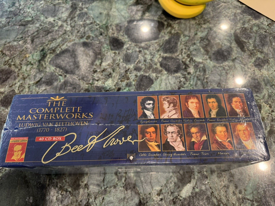 Ludwig Van Beethoven The Complete Masterworks 40 CD Box Set BRAND NEW ...