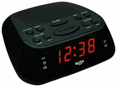 Bush Dual Alarm Clock Radio | eBay UK