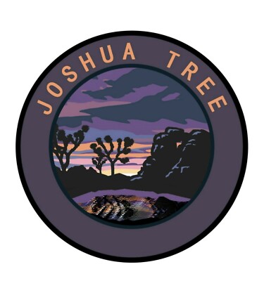 Joshua Tree National Park Patch Iron-On Embroidered Applique Nature ...