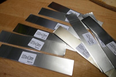 30 Pieces Shim Stock Assortment Metal Shim Stock 304 Stainless Steel ...