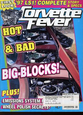 Corvette Fever Magazine November 1996 First Look! '97 LS! Complete ...