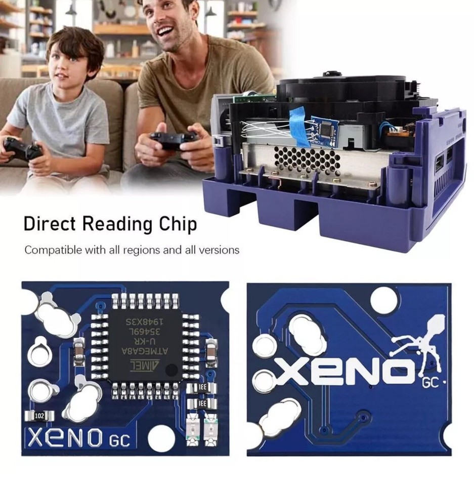 For Xeno GC Direct Reading Modchip for NGC GameCube injects patch code ...