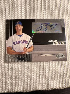Jason Botts 2006 Topps Co-Signers Auto Card #105 Rangers | eBay