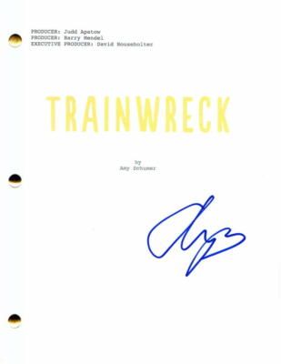 AMY SCHUMER SIGNED AUTOGRAPH TRAINWRECK FULL MOVIE SCRIPT - RARE W ...