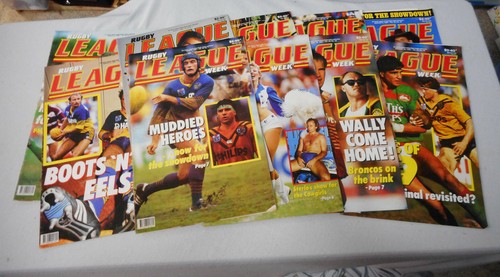 #BW. #21. TEN(10) 1989 RUGBY LEAGUE WEEK MAGAZINES | eBay Australia