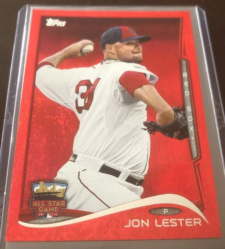 Jon Lester 2014 Topps Update RED Hot FOIL Card #US55, Washington ...