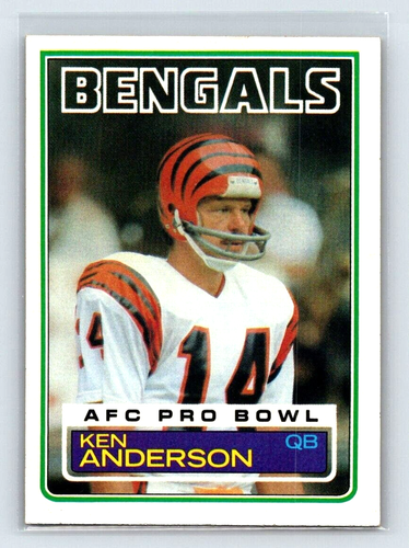 1983 NFL Topps Ken Anderson #232 Cincinnati Bengals 83-TFBC | eBay
