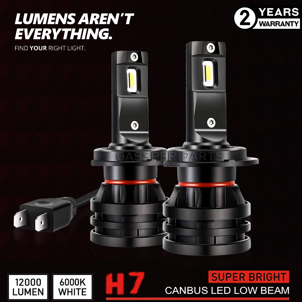 Ford Transit Custom 2012-on Pair Bulbs H7 LED Headlight Low Beam 90W ...