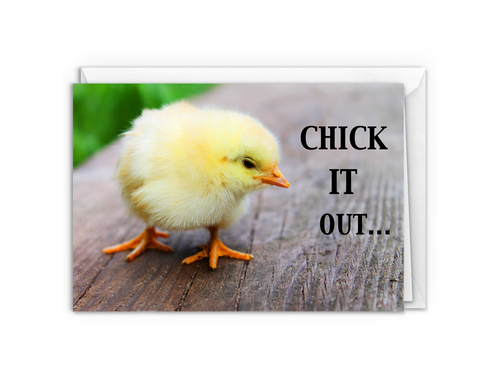 Chick It Out Happy Easter Handmade Greeting Card | eBay