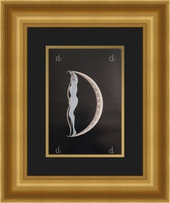 Erte Alphabet Suite D Custom Framed Print FREE SHIPPING | eBay