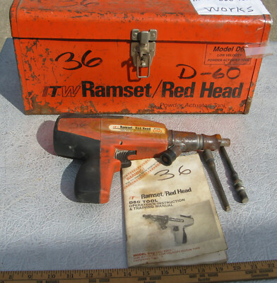 Powder Actuated Tools - Ramset D60