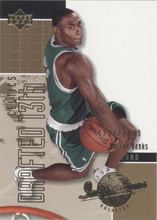 2002-03 Upper Deck Inspirations - 2003 Draft Marcus Banks #168 /1499 ...