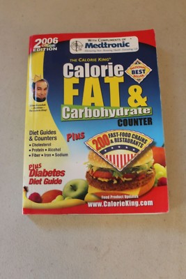 Calorie King Calorie Fat & Carbohydrate Counter 2006 L#737 | eBay