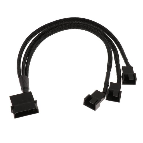 3/four Splitter Adapter Cable for CPU PWM Fan 270mm | eBay Australia