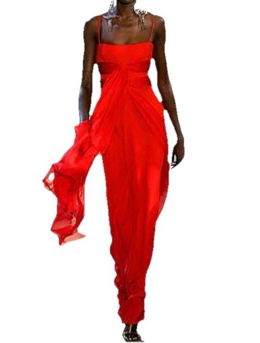 VALENTINO SS03 Runway Vintage Long Dress US8 | eBay