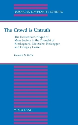Howard N. Tuttle The Crowd is Untruth (Copertina rigida) 9780820428666 ...