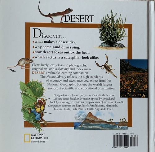 National Geographic Desert Book. Hardcover | eBay
