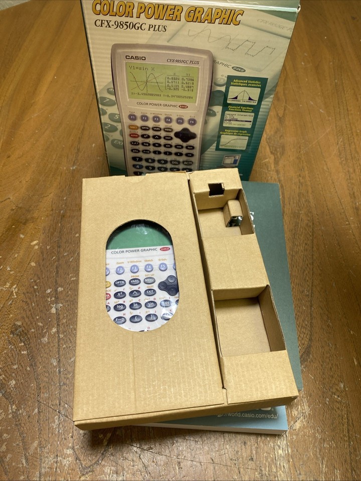 Casio CFX 9850GC PLUS Color Power Graphic Graphing Calculator | eBay