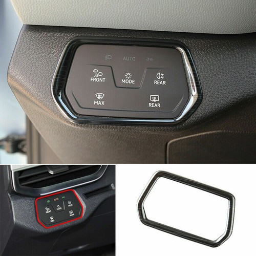 Fit For VW ID.4 ID4 2021-2022 Black Titanium Headlight Switch Control ...